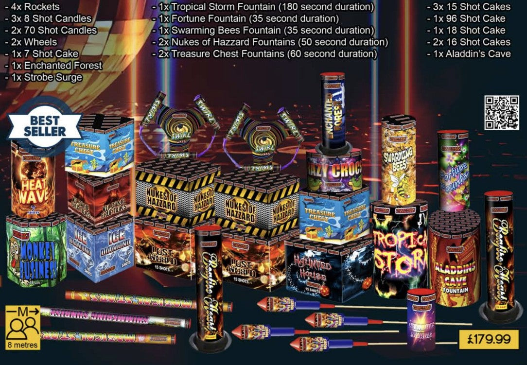 Shindig 29 Piece Selection Box - ON SALE – The Kent Firework Shop